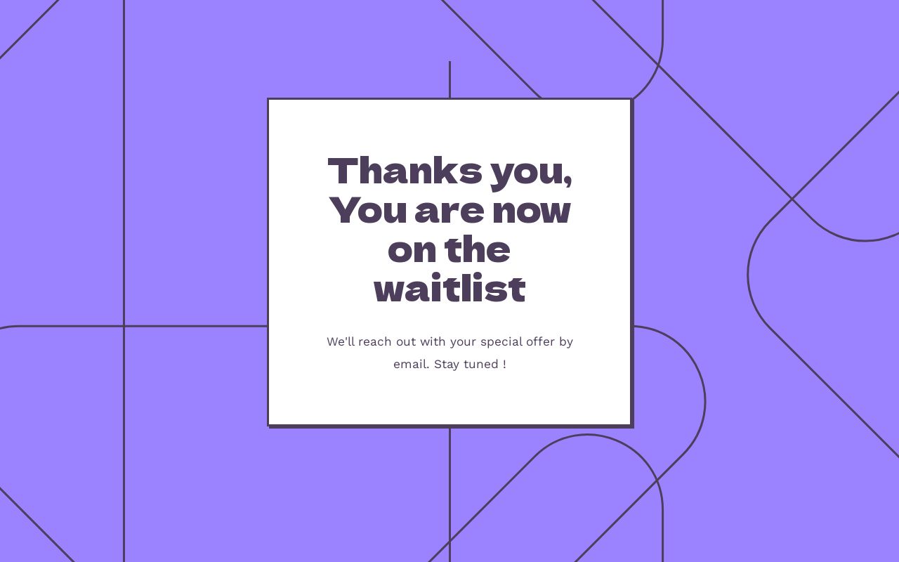 Waitlist